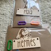 Bunny Rabbit Cage Tag, Personalized, Custom, Engraved Wood, Pet Rabbit ...