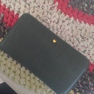 Leather Wallet Women Large Leather Wallet Monogrammed Personalized ...