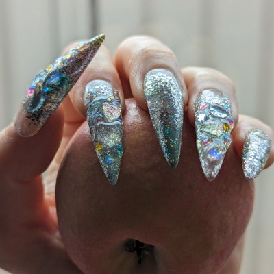 Catholic Religious Press on Nails Church Motifs With Angels, Cross ...