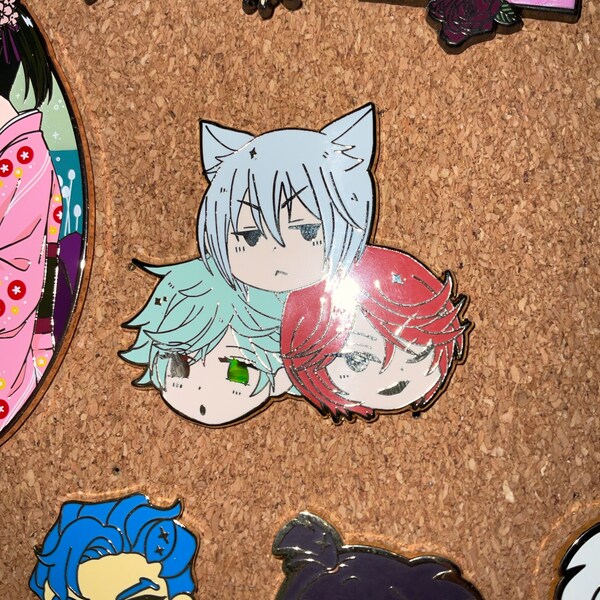 Anime Trio Pins - Etsy