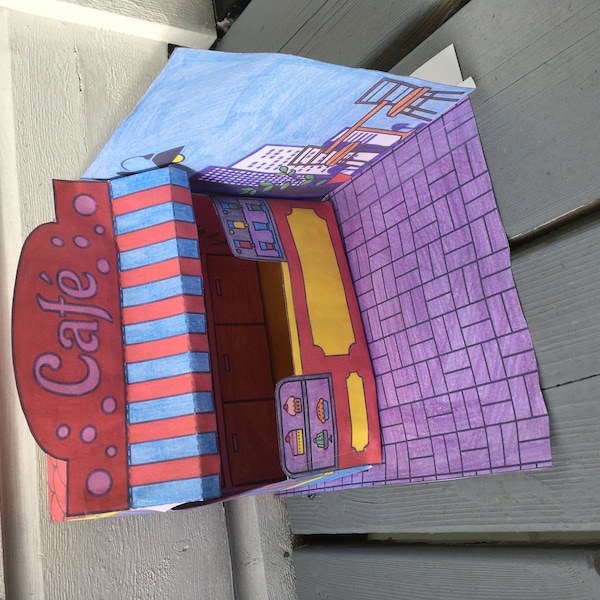 SALE! Printable Kit Coloring 3D Paper Swimming Pool Toy, Paper Kids ...