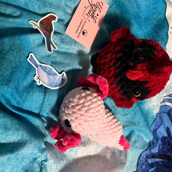 American Robin Crochet Plushie, American Robin Amigurumi Plushie, Robin ...