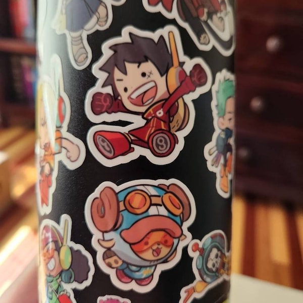 NEW One Piece Anime Straw Hat Stickers - Etsy