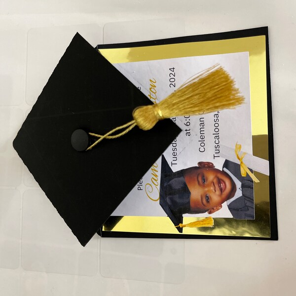 Graduation Card SVG Class of 2026 Invitations Announcement Cricut Cut ...