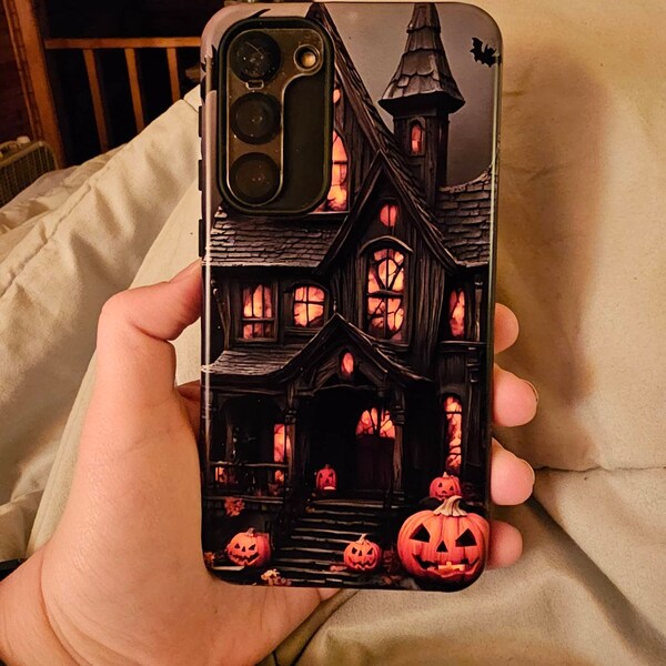 Haunted Mansion Halloween Phone Case: Gothic Horror, Spooky Gothic ...