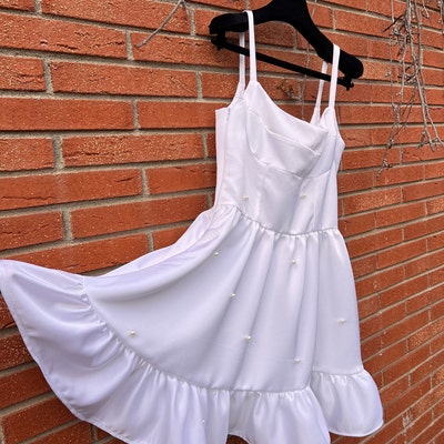 Fit and Flare Low Back Mini Dress Digital PDF Sewing Pattern // US Size ...