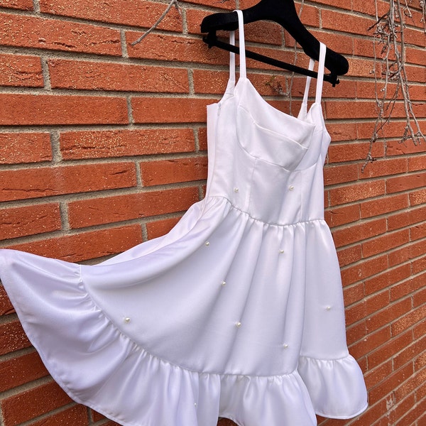 Fit and Flare Low Back Mini Dress Digital PDF Sewing Pattern // US Size ...