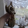 Mini Buddha Head 5.5 Inch / 14 Cm, Buddha Bronze, Buddha Sculpture ...