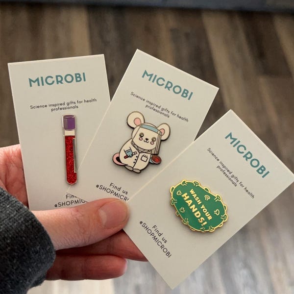 LAB RAT Hard Enamel Pin / Laboratory / Scientist / Med Lab Tech ...