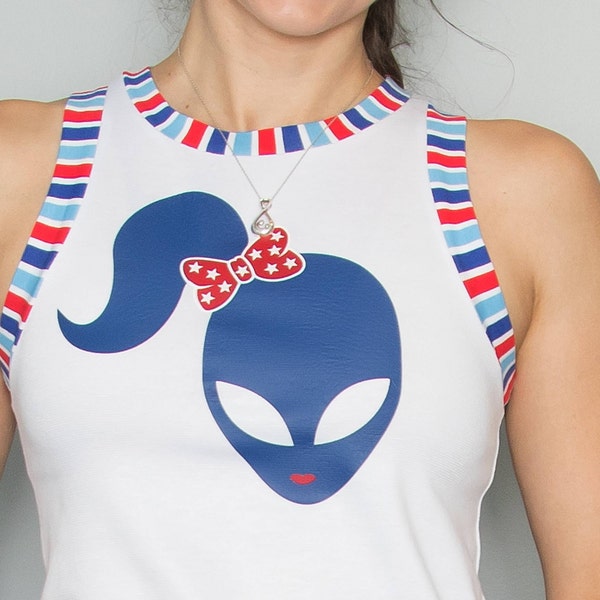 Alien Girl Svg, Lady Alien Svg, Alien Png, Alien Dxf, Cute Alien Cut ...