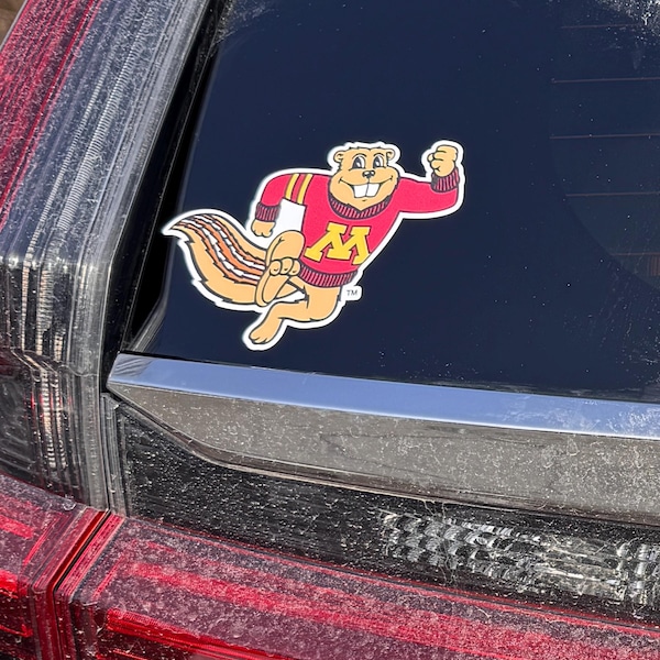 Minnesota Gophers Vinyl Mascot Decal Sticker Officially Licensed - Etsy