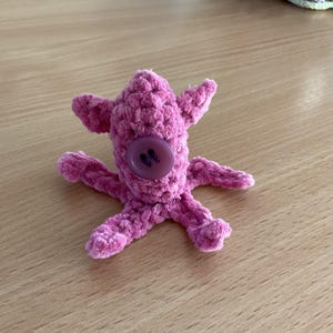 Crochet Sleeping Pink Puff Character PDF PATTERN Pink Plush Amigurumi ...