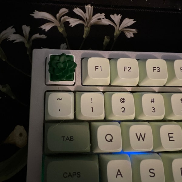 Succulent Artisan Keycap, Artisan Keycap, Plant Succulent Keycap ...