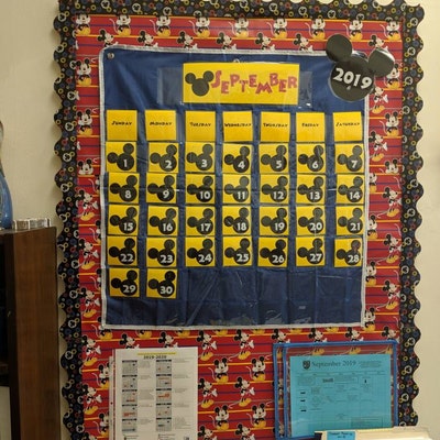 Preschool Kindergarten Classroom Mickey Minnie Mouse Days of - Etsy