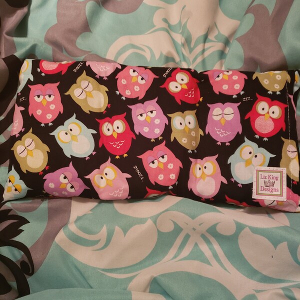 Microwavable Heating Pad HOOT OWLS, Heat Therapy, Doula, Removable ...