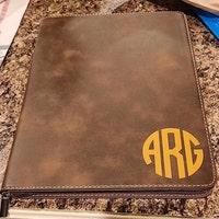 Personalized Portfolio, Custom Engraved Portfolio, Leather Portfolio ...