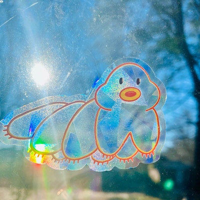 Tardigrade Sticker Moon Tardigrade Matte, Waterproof Vinyl Sticker - Etsy