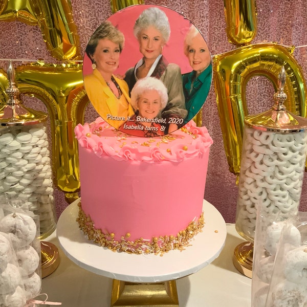 Golden Girls EDIBLE IMAGE Cake Topper 1/4 Sheet Custom Personalized - Etsy
