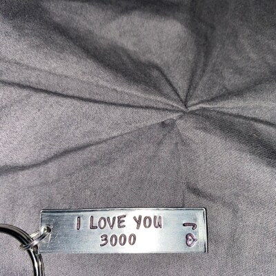 I Love You, 3000, Three Thousand, 3000, Dad Gift, Man, Initials ...