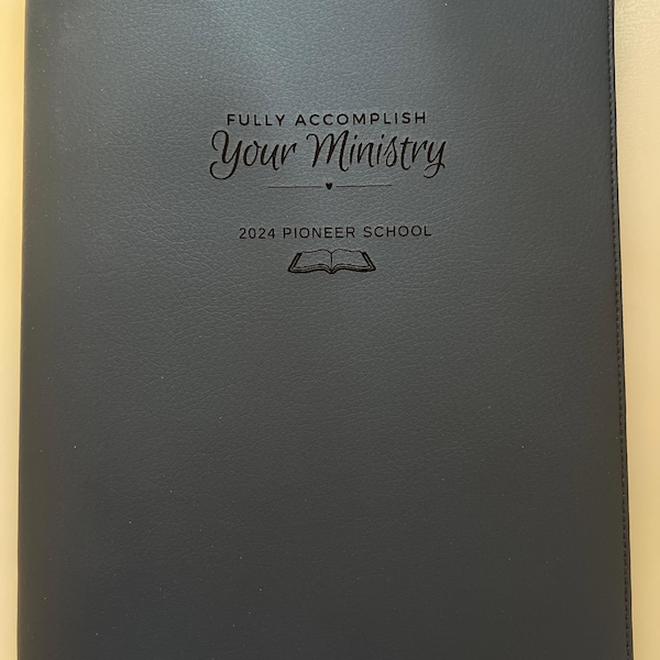 JW Leather Bible Cover New World Translation. Can Be Personalised ...