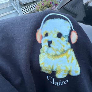Dog Pup Headphones Hoodie Merch, Y2k Trend Gift, Graphic Hoodie Y2k ...