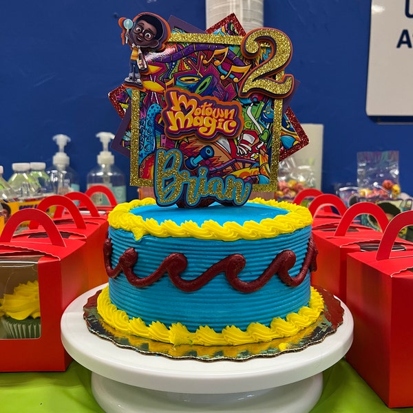 Motown Magic Cake Topper, Motown Magic Party Supplies, Motown Magic - Etsy