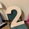 Large Wood Number - Photo Shoot Prop - Kids Birthday - Wood Wall ...