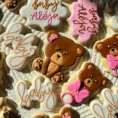 Baby Bear & Rattle 2 Piece Cookie Cutter - Etsy