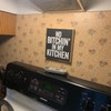 No Bitching in My Kitchen-rustic Wooden Sign-makes Funny Kitchen Décor ...