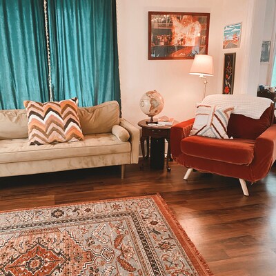 RUST VELVET Stretch Velvet Polyester Stretch Velvet - Etsy