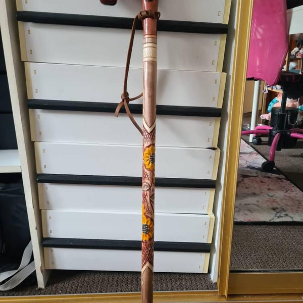 Walking Stick for Women for Stability Floral Design, Stylish Hand ...
