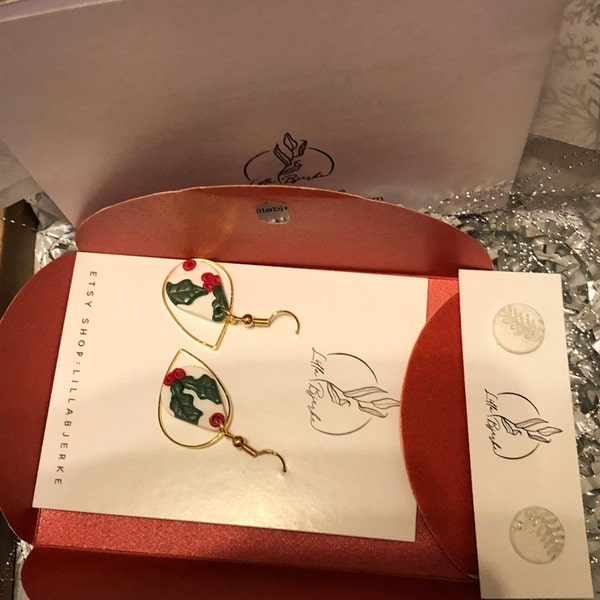 Handmade Polymer Clay/gift/polymer Clay Earrings/gift Box/mother’s Day ...