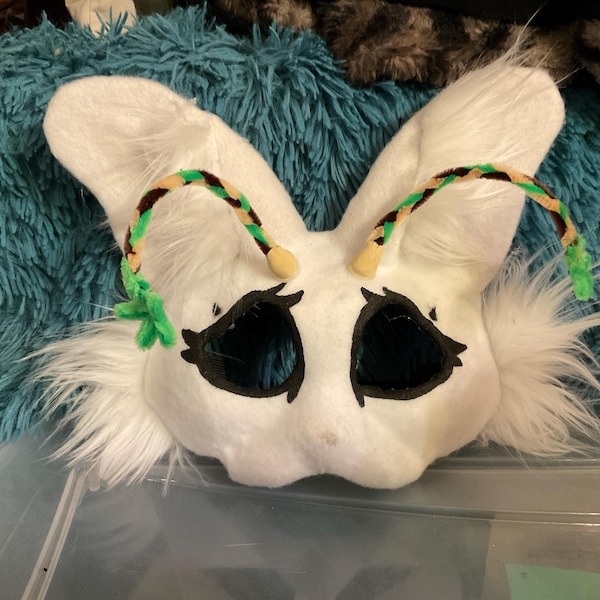 Pawsome Neon Therain and Furry Mask - Etsy