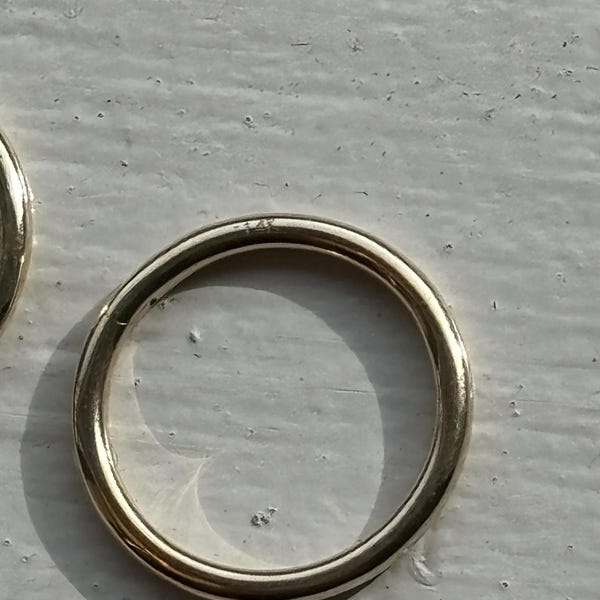 14K Solid Gold Double Box Chain Attachment Triple Gold Linking Chain ...