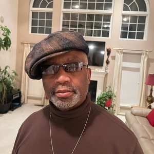 Personalized Winter 8 Panels Cap, Peaky Blinders Hat, Men Newsboy Cap ...