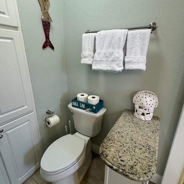 Jaws Movie Decor, Funny Bathroom Humor, Fun Bath Storage, Jaws Decor ...