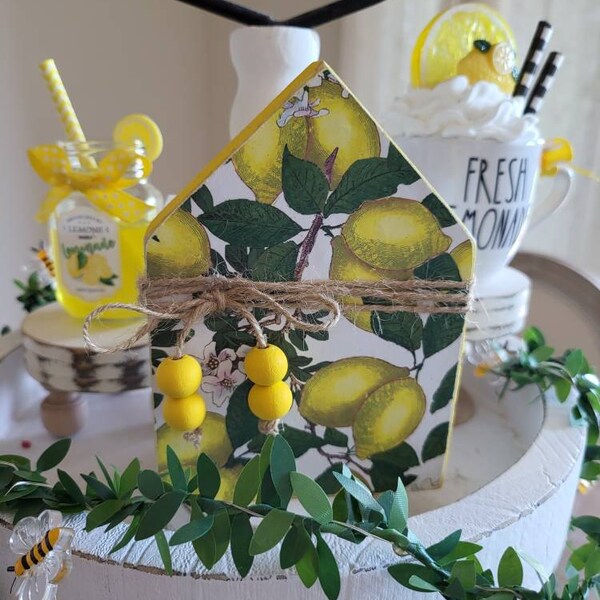 Mini Wooden House Sign - Rae Dunn Inspired Home Sign - Farmhouse Sign ...