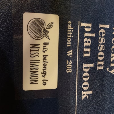 Book Stickers This Belongs to Labels Roll of Teacher Labels Book ...