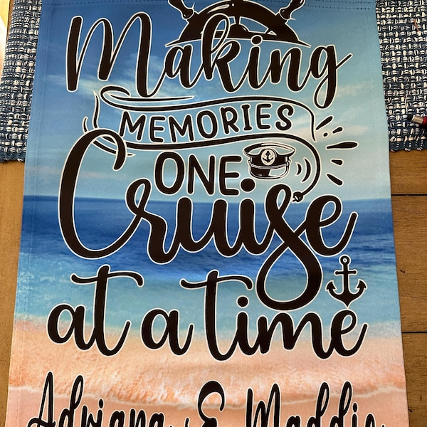 Cruise Ship Sign, Cruise Ship Personalized Door Sign, Cruise Trip Sign ...