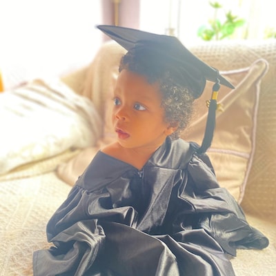 Baby Graduation Cap and Gown,robe Outfit for Baby and Toddler,kids ...