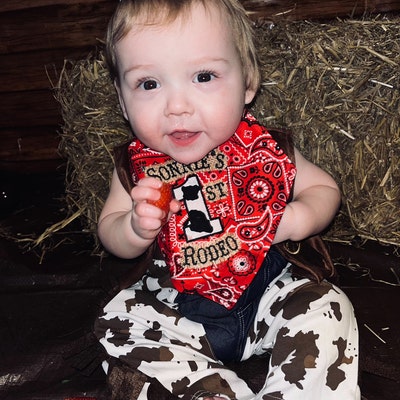 RODEO Back Number-personalized Cowboy-1st Birthday/rodeo Banner-high ...