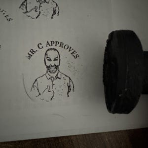 Customized Self-inking Portrait Stamp From Photo 5 Ink Color Ink-self ...