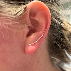 Minimalist Hoop Jewelry, Large Wire Hoop Earrings, 14K Gold-filled ...