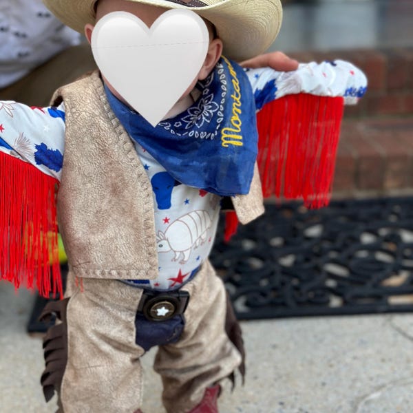 Baby/toddler Western Chaps & Vest Outfit/costume - Etsy