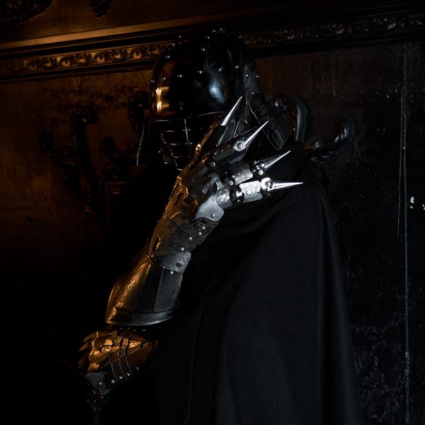 Medieval Knight Gauntlet Armor, Fantasy Gloves Armor, Etching Work, Sca ...