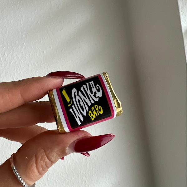 Wonka Chocolate Bar With Golden Ticket (chocolate Included)-one Bar per ...
