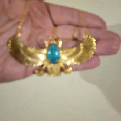 KHEPRI Abalone Scarab, Inlayed Shell Pendant, Carved Scarab, Beetle ...