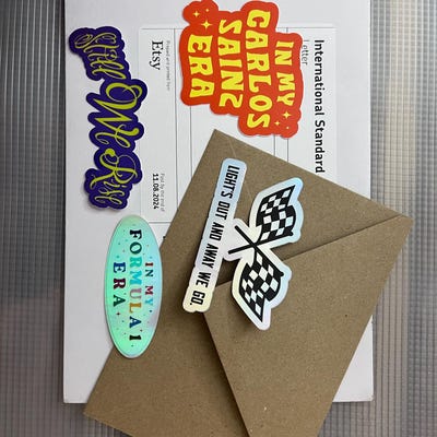 Fastest Lap Driver Name Sticker Pack F1 Sticker Formula One Motorsport ...