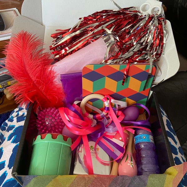 Large Newborn Sensory Baby Play Box - Etsy UK