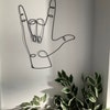 Wire Hand Sign ASL I Love You Metal Wall Art Home Decor - Etsy UK